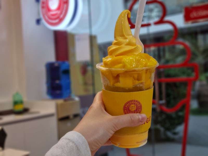 보홀 할로망고 망고 올려진 시원한 아이스크림 카페 : 네이버 블로그