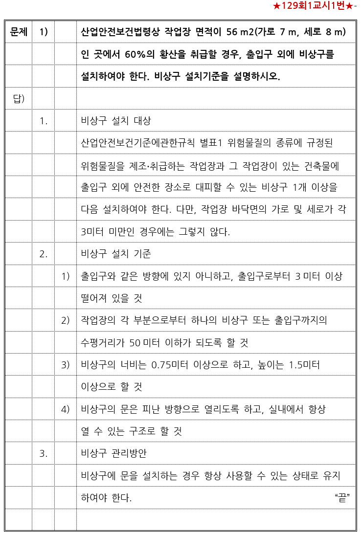 기술사 기출풀이 129회1교시1 네이버 블로그