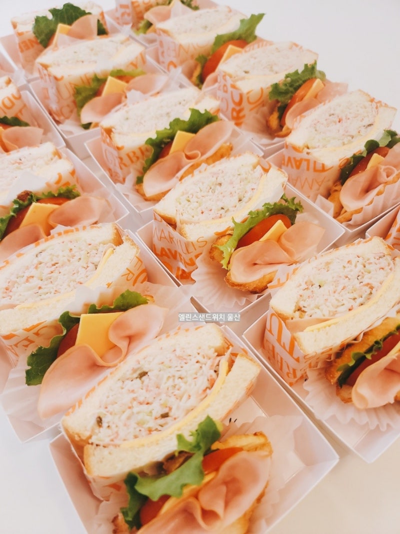 엘린스 샌드위치 울산울산 샌드위치 행사용 푸드박스심플푸드박스 네이버 블로그