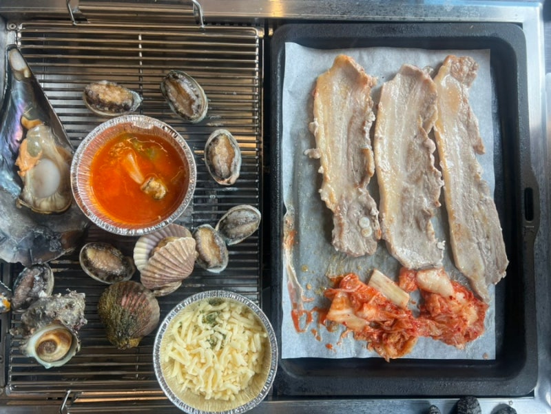 나주 조개창고 무한리필 조개구이 내돈내산 후기 : 네이버 블로그