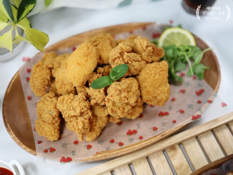 Bhc치킨 신메뉴 더블팝 순살 후라이드 And 양념 아이들 원픽 순살치킨 네이버 블로그