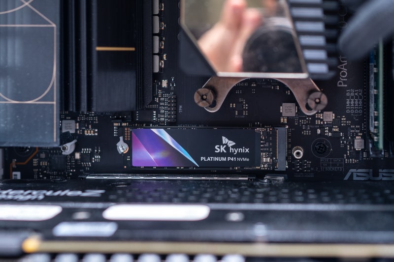 하이닉스 P41 2tb vs 삼성 980 pro 내돈내산 비교 후기 m.2 SSD NVMe 방열판 마이그레이션 : 네이버 블로그
