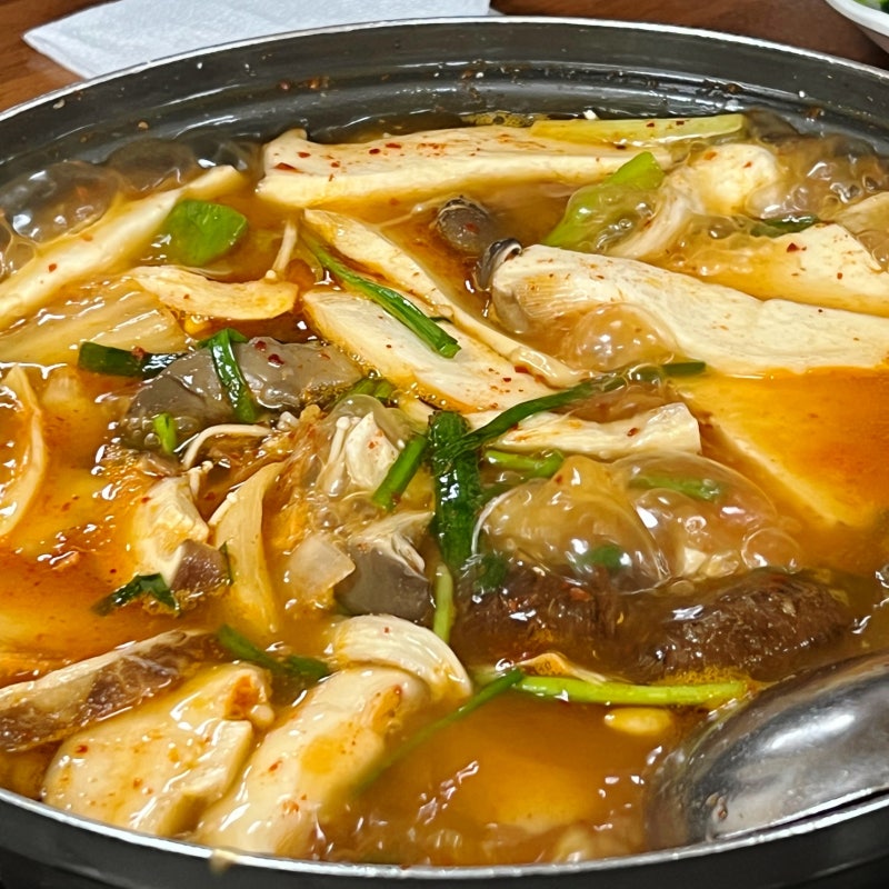 언덕마루 가평잣두부집 잣두부버섯전골 잣순두부 네이버 블로그