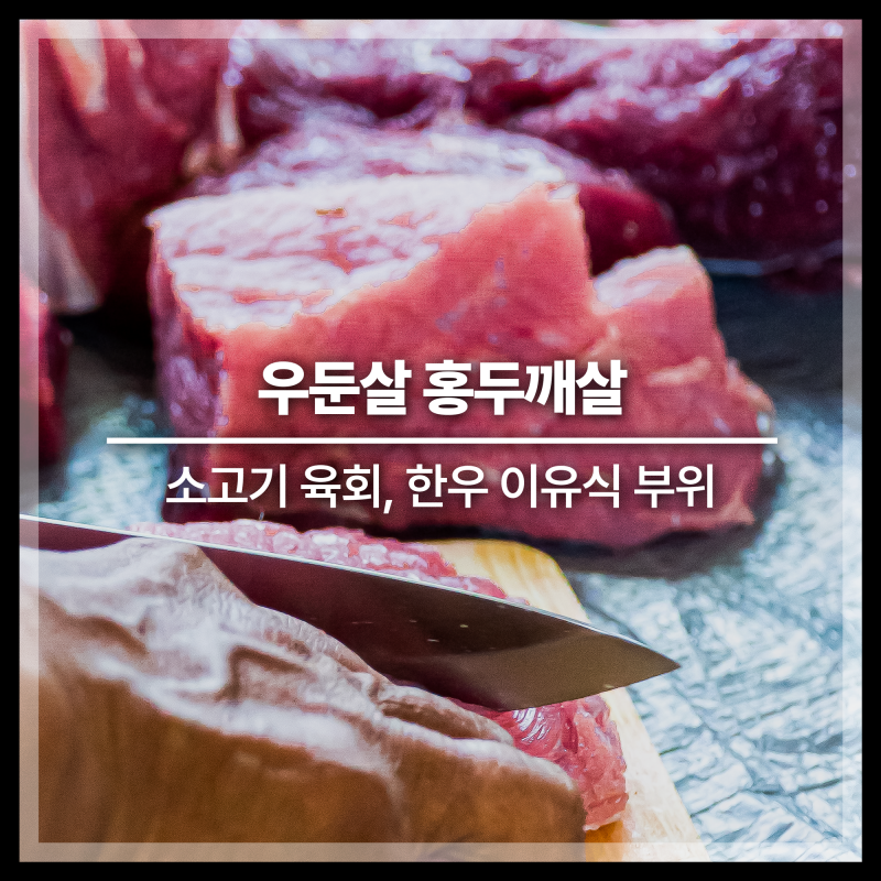 한우 우둔살 홍두깨살 이유식 부위 칼로리 소고기 육회 요리 네이버 블로그