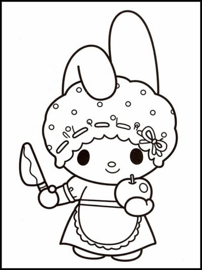 무료다운 산리오 색칠공부마이멜로디 색칠도안 산리오 색칠도안 마이멜로디 색칠공부99종 나눔 네이버 블로그