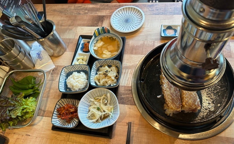 부산 맛집 구서동 삼겹살 맛집 눈꽃을 나누다 23년 4월 네이버 블로그