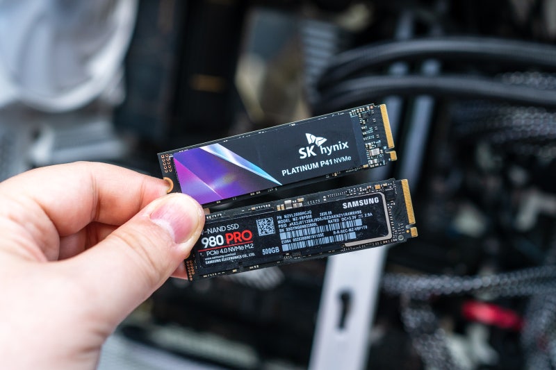 하이닉스 P41 2tb vs 삼성 980 pro 내돈내산 비교 후기 m.2 SSD NVMe 방열판 마이그레이션 : 네이버 블로그