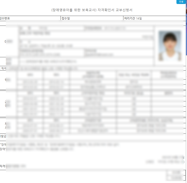 장애영유아 자격증 장애영유아를 위한 보육교사 자격확인서 신청하는 방법 네이버 블로그