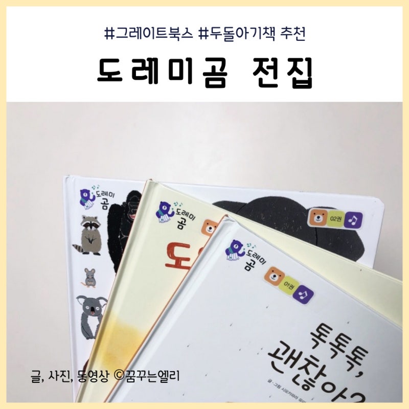 도레미곰 그레이트북스 전집 두돌아기 책 추천 내돈내산 네이버 블로그