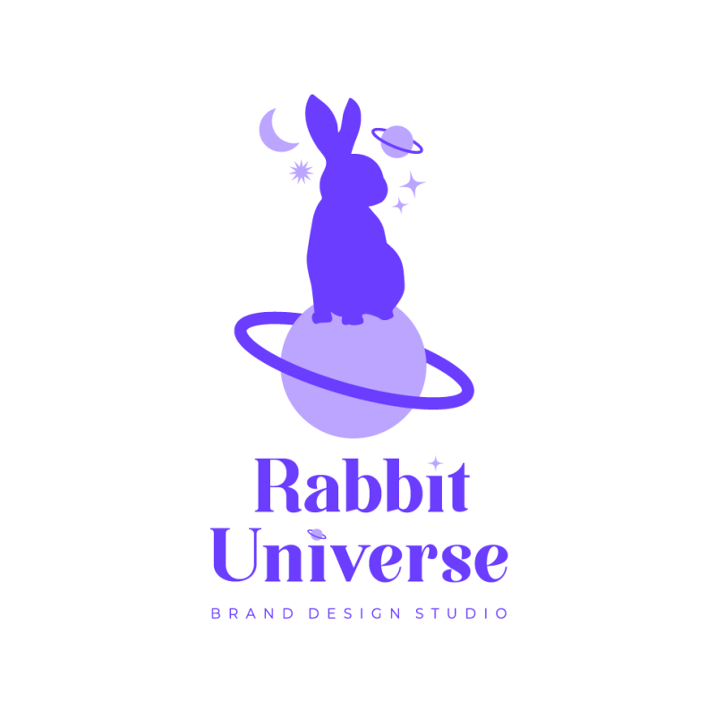 로고 명함 디자인 제작, 래빗 유니버스 Rabbit Universe : 네이버 블로그