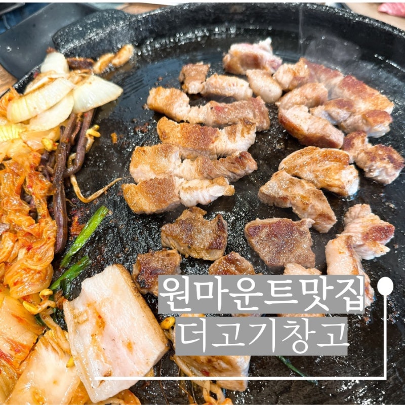 일산 원마운트 맛집 킨텍스 맛집 솥뚜껑삼겹살 맛있는 더고기창고 네이버 블로그