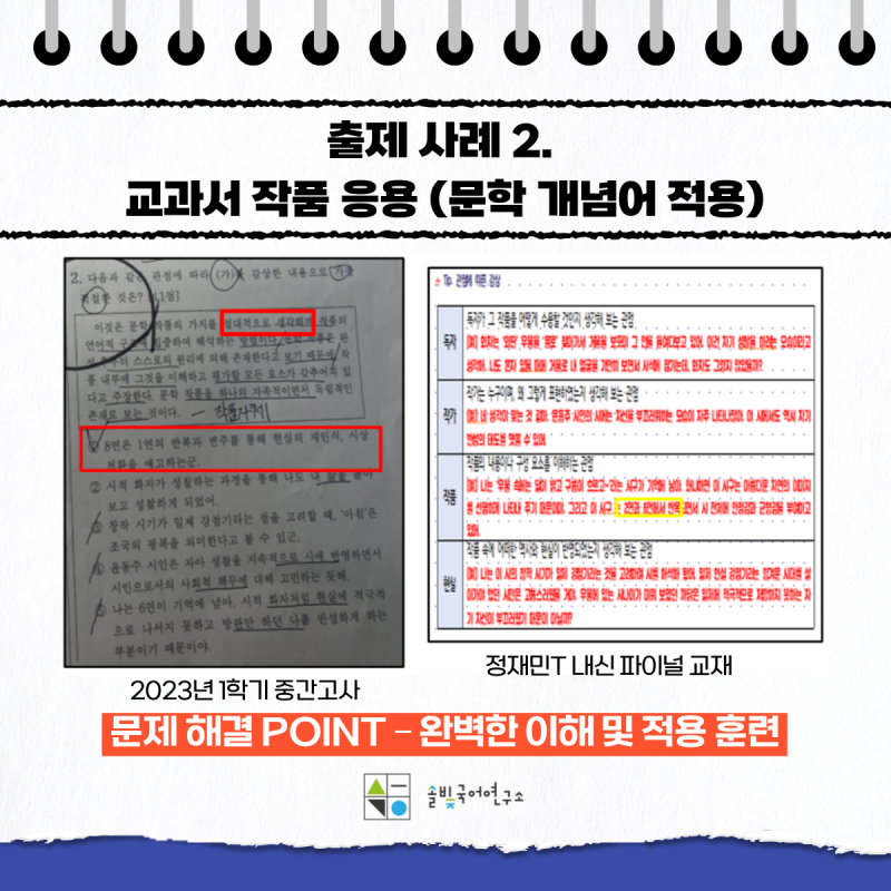 23 1 중원고1 국어 내신 경향 분석 네이버 블로그