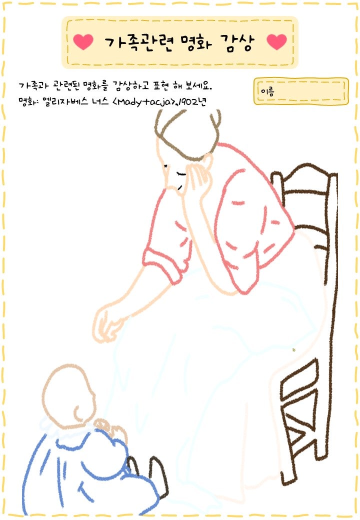 5월 수업자료 나와 가족 명화 감상나와 가족 활동지나와 가족 명화감상 후 표현하기나와 가족 명화 따라그리기나와 가족