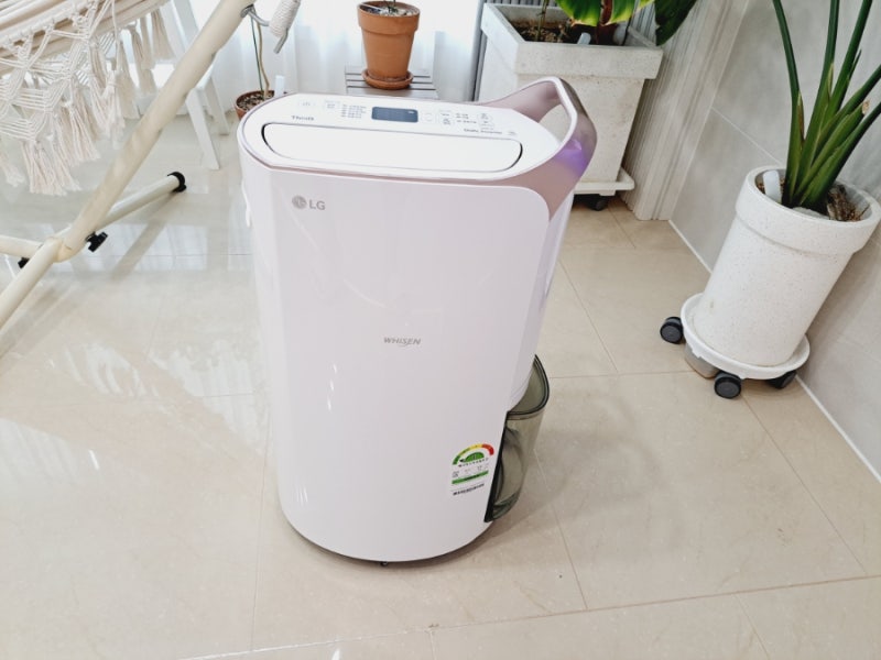 LG전자 제습기 휘센 듀얼 인버터 20L DQ202PGUA 엘지 제습기 골드 추천 / 골드 블루 핑크 색상차이 : 네이버 블로그