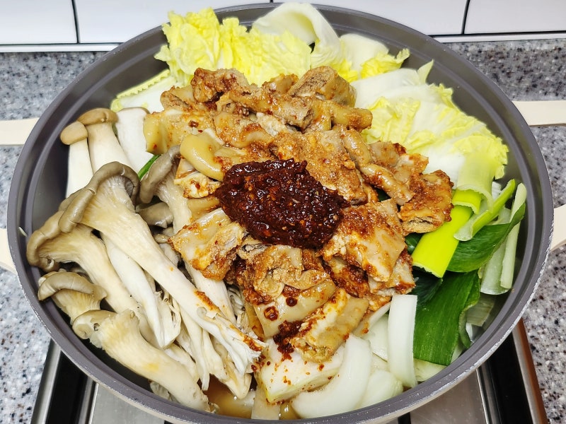 곱창전골 레시피 만들기 재료 백종원 소곱창전골 양념 만드는 법 술안주 베스트 네이버 블로그