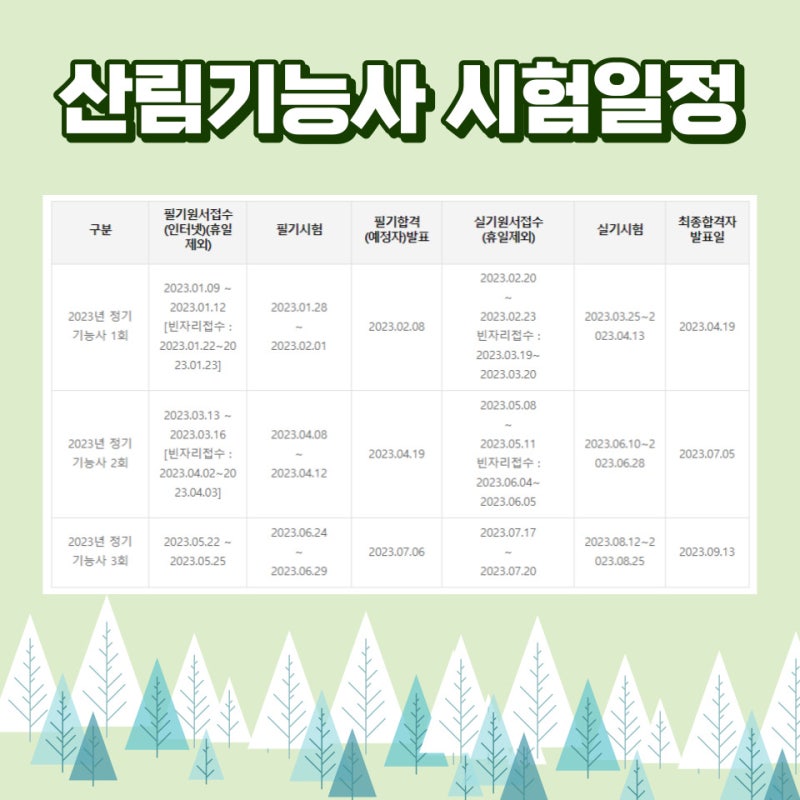 산림기능사 자격증 취득 방법과 시험정보 네이버 블로그