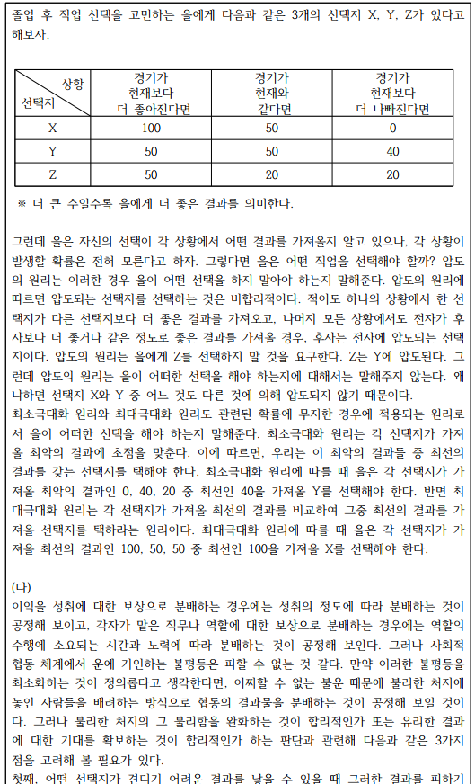 이투스247광명점 2023학년도 한양대학교 인문논술 기출문제 네이버 블로그