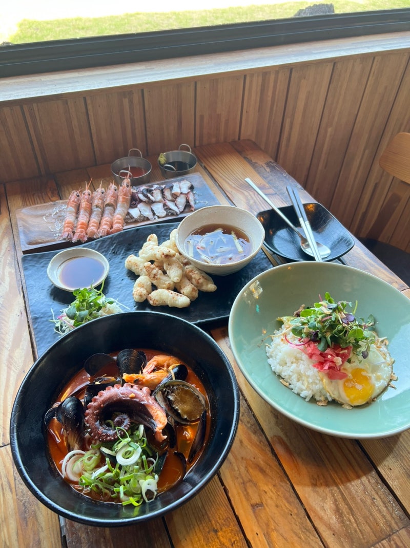 제주도 구좌읍 맛집 바보라면 바다가 보이는 해물라면 맛집 네이버 블로그