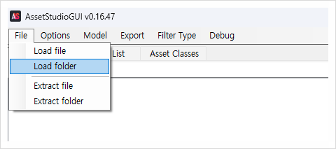 유니티 게임 기반 에셋 파일 추출 프로그램 "AssetStudio(에셋스튜디오)" : 네이버 블로그
