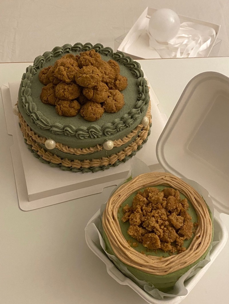 할매입맛 어버이날 케이크 만들기 인절미 크럼블 쑥케이크 만들기 🍰 인절미 쑥 팥 크림 3가지 맛 네이버 블로그
