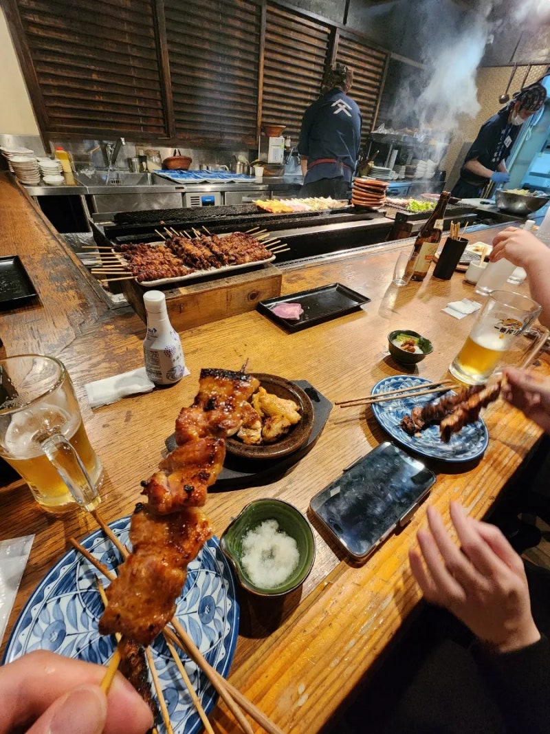 요코하마 야끼토리 꼬치집 먹거리 맛집 추천 덴베에 덴베이 2회차 방문 야키토리denbei 요코하마역근처 로컬 맛집