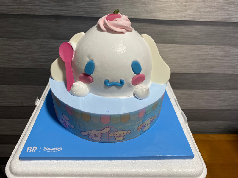 베스킨라빈스 산리오 :: 베라 산리오 케이크 시나모롤 : 네이버 블로그