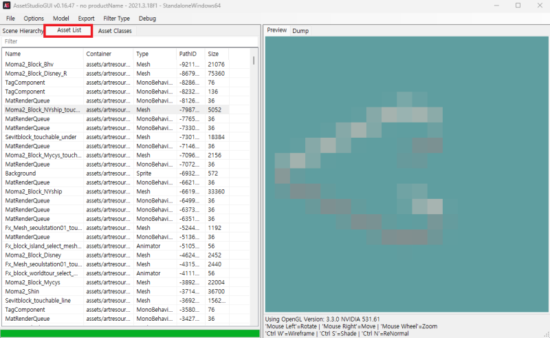 유니티 게임 기반 에셋 파일 추출 프로그램 "AssetStudio(에셋스튜디오)" : 네이버 블로그