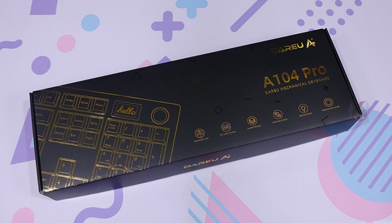 풀-배열로 익숙하게 바로 사용 가능한 LCD 키보드! 다얼유 A104 Pro : 네이버 블로그