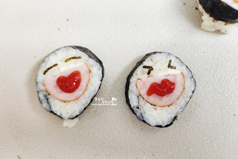 유치원 소풍 도시락 어린이 스마일김밥 네이버 블로그