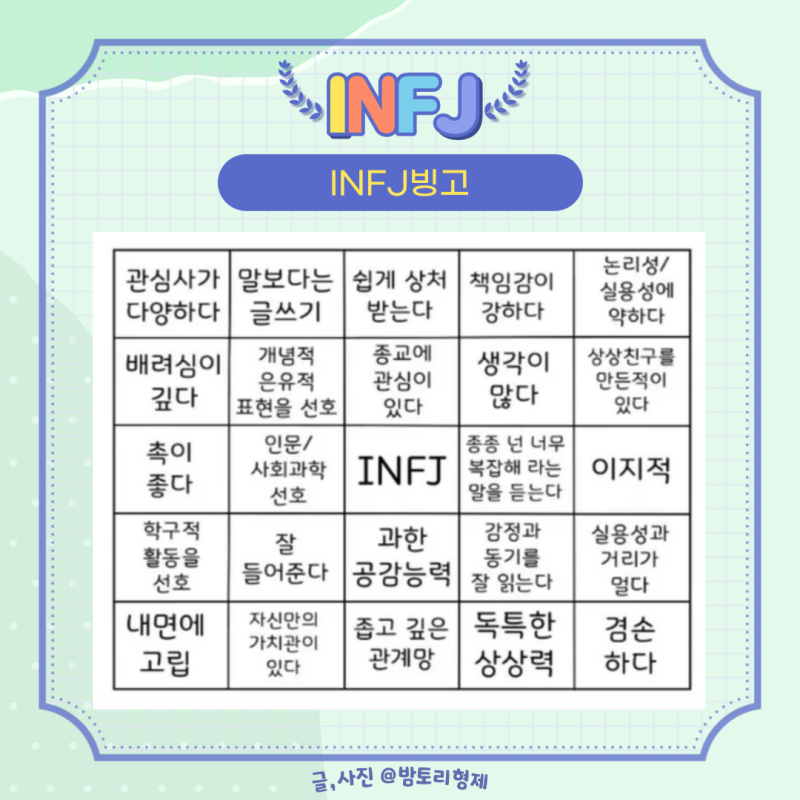 Infj 특징 팩폭 연예인 장단점 Infj궁합 여자연애 인프제 특징 네이버 블로그