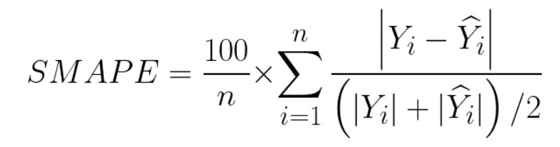 평가지표 - SMAPE : 네이버 블로그