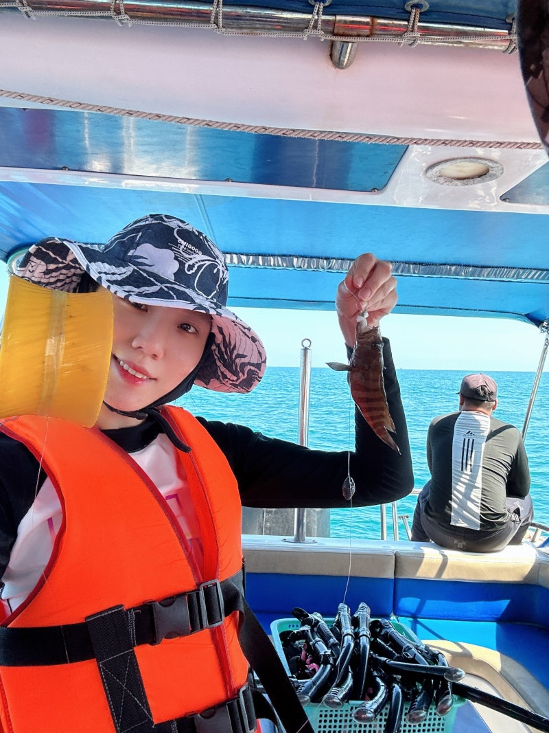 푸꾸옥 자유여행 2일차 푸꾸옥 호핑투어 피크타임 보물섬 호핑투어하며 바다낚시 스노쿨링 패러세일링 즐기기 내돈내산