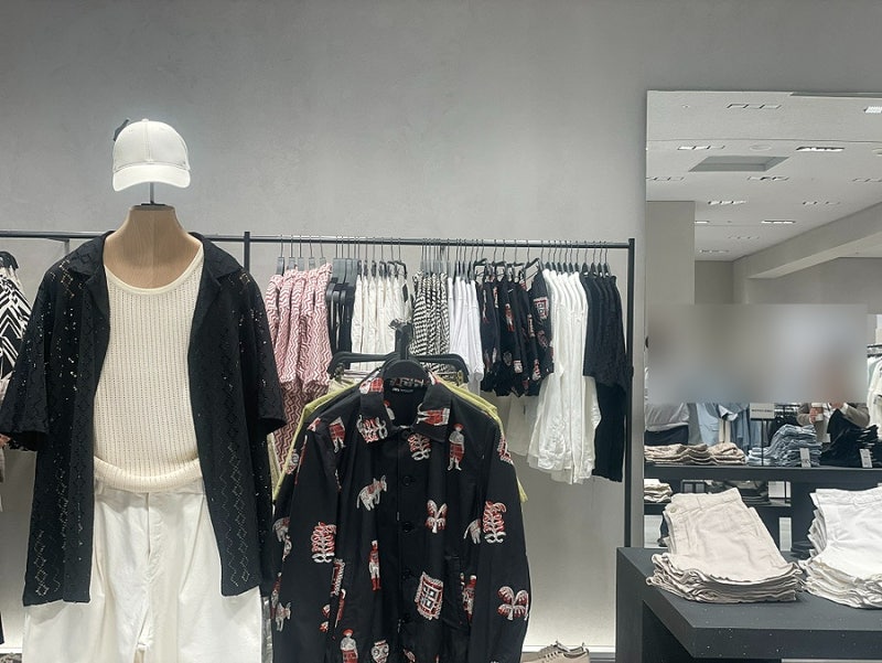 남자 여름 코디 자라 신상 추천 IFC몰 ZARA 매장 반팔 니트 셔츠 바지 데일리룩 : 네이버 블로그