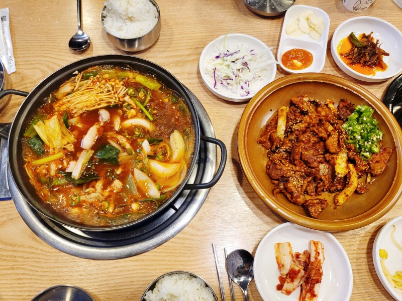 대구 율하 맛집 고령촌돼지찌개 맛있는 석쇠불고기와 돼지찌개 밥도둑 네이버 블로그