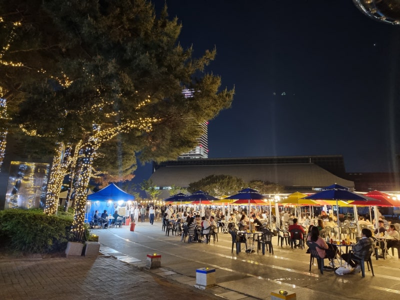 2023 대전 핫플 한빛맥주축제 대전엑스포과학공원 한빛야시장 다녀온 후기 푸드트럭 한빛탑 음악분수 엑스포다리 네이버 블로그