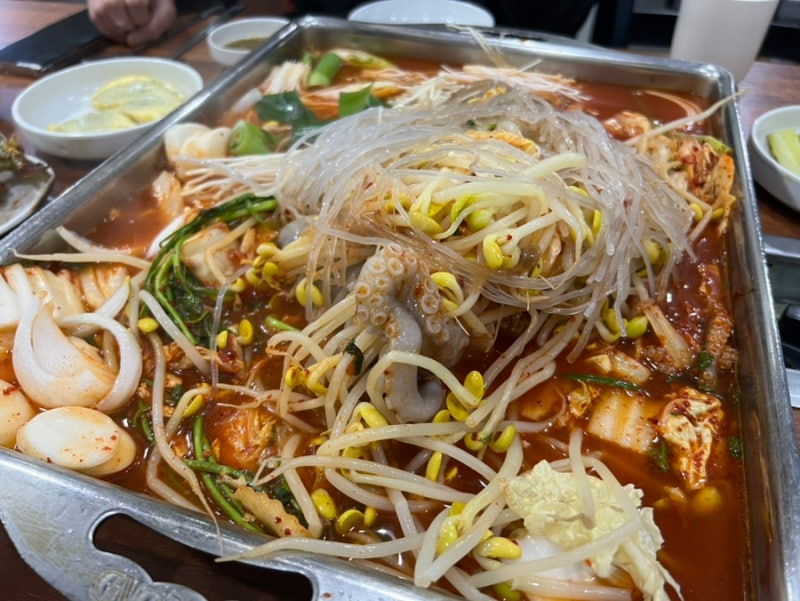 고강동 오래된 맛집 산낙지 요리 전문 외식하기 좋은 낙지마을해물구이 네이버 블로그
