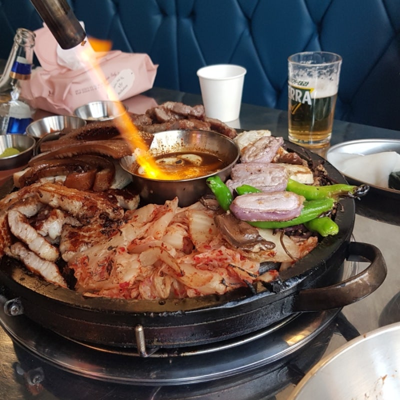 김포 장기동 고깃집 아이랑 가기좋은 다 구워주는 맛집 청년고기장수 김포장기점 네이버 블로그