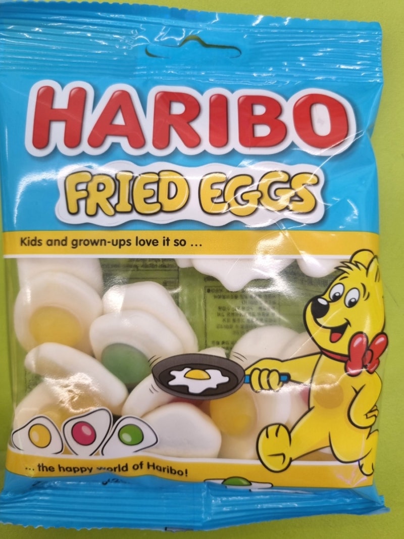 CU신상하리보젤리:하리보계란후라이,하리보해피스프링(HARIBO fried eggs,happy spring,편의점신상젤리 ...