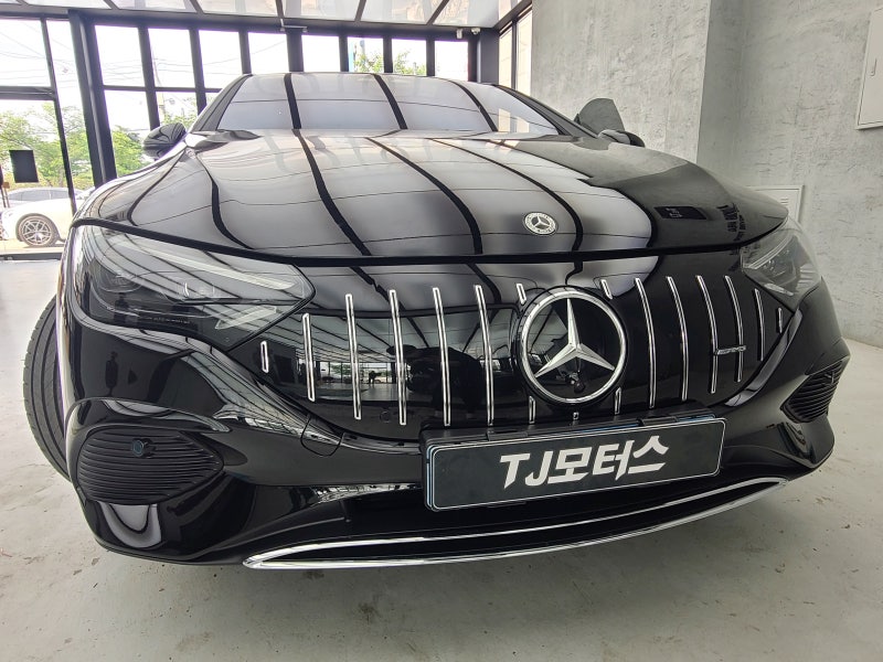 벤츠 Eqe350 전기차 Amg 세로그릴 작업 네이버 블로그