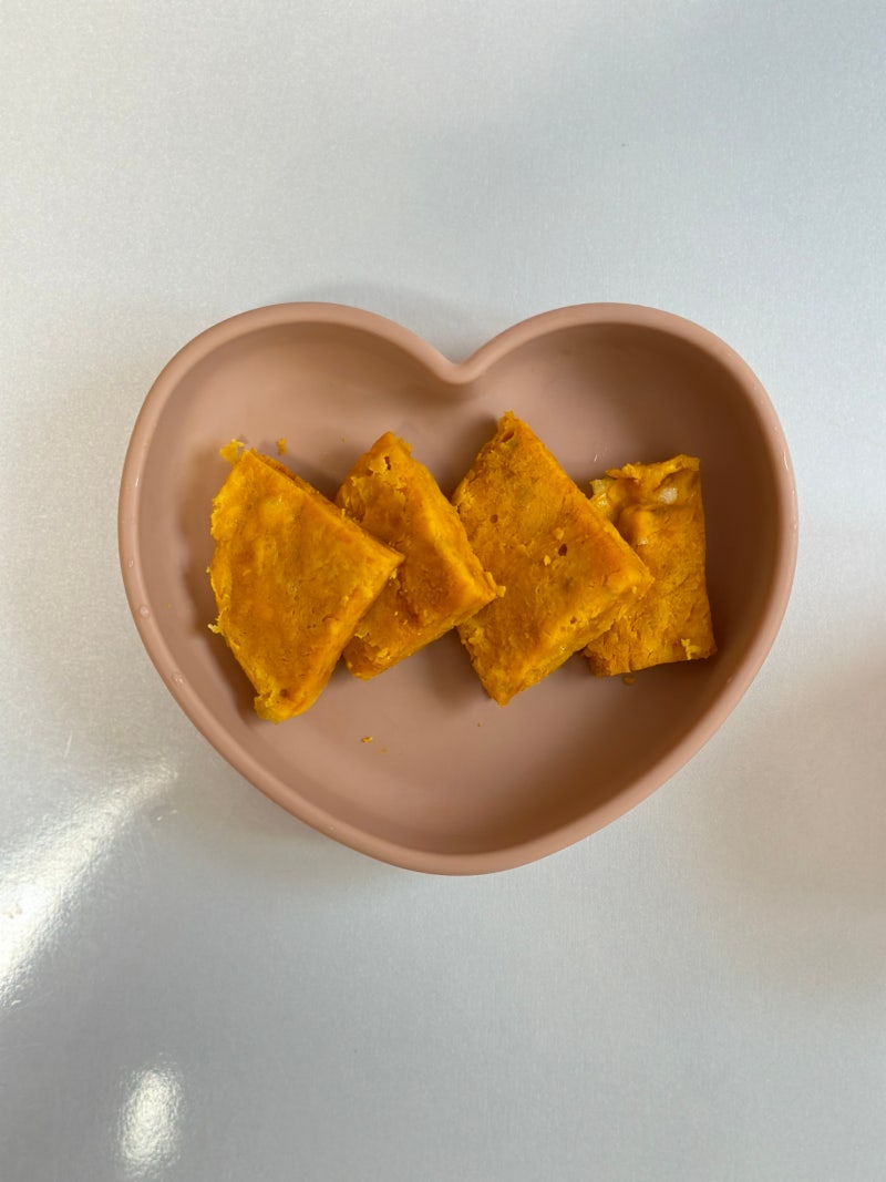 후기이유식 아기 간식 단호박 요거트찜케이크 단호박 요거트 네이버 블로그