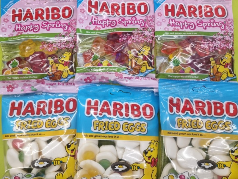 CU신상하리보젤리:하리보계란후라이,하리보해피스프링(HARIBO fried eggs,happy spring,편의점신상젤리 ...