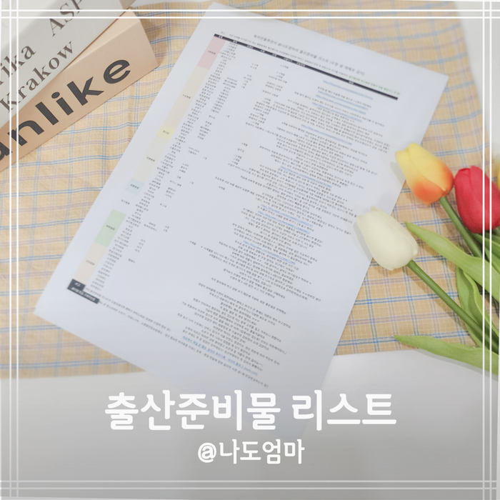 출산준비물 리스트 엑셀 공유신생아 바디워시 및 정리 네이버 블로그