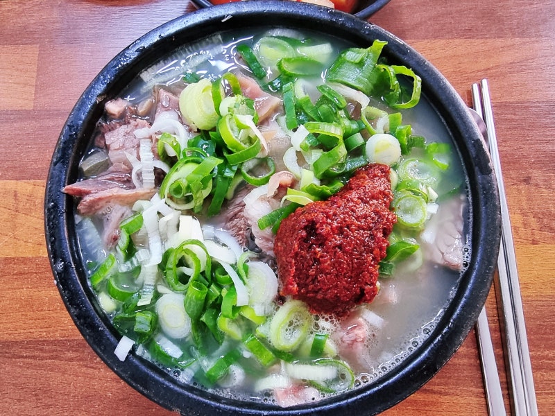 강릉 시내 소머리 해장국 가성비 맛집 금성해장국 아침식사 네이버 블로그