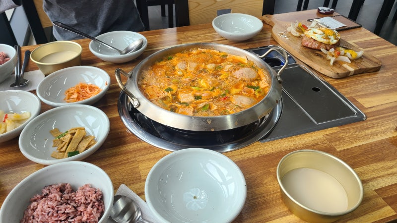 함덕맛집 고래부대찌개 수제햄 부대찌개 무한리필 네이버 블로그