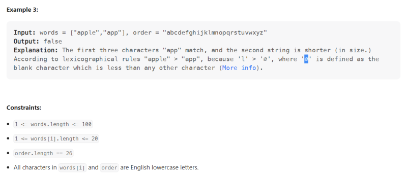 JAVA_Verifying an Alien Dictionary_LeetCode 953 : 네이버 블로그