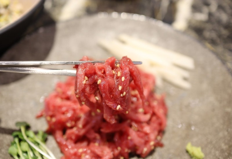 송파송파나루역 육회 육회바른연어 송파점 송리단길 연어맛집 네이버 블로그