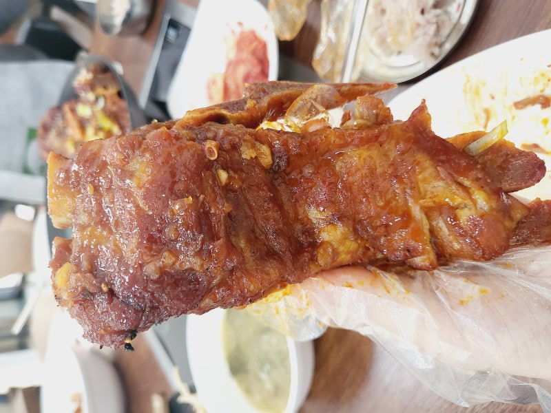 김포구래동 한사리감자탕and뼈구이 매콤달달 직화뼈구이 맛집 네이버 블로그
