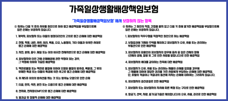 가족일상생활배상책임보험 보장 가족 범위 및 사례와 가입은 어떻게 하나요 네이버 블로그