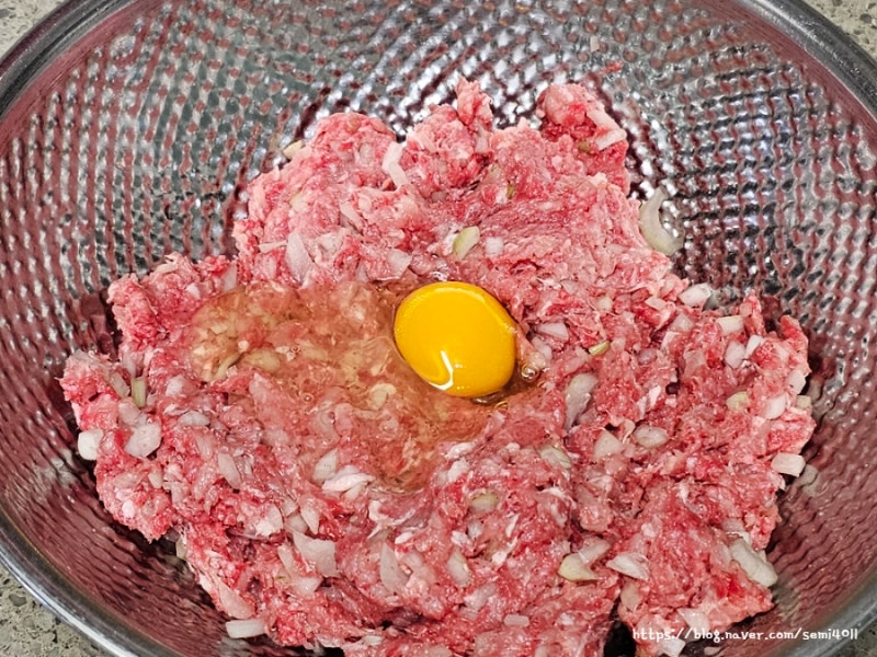 햄버거 패티 만들기 소고기 돼지고기 다짐육 수제 버거 패티 레시피 네이버 블로그