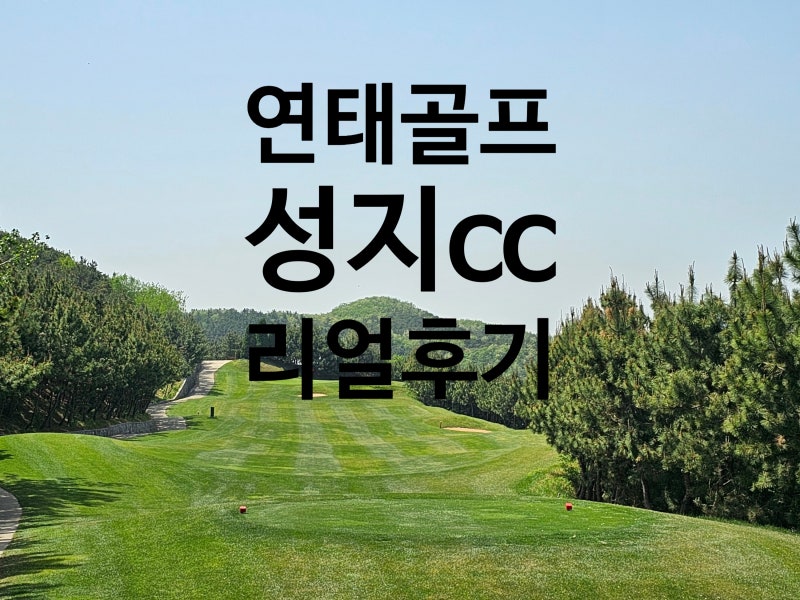 연태골프 성지cc 골프장과 천홍호텔 직접다녀온 후기 네이버 블로그
